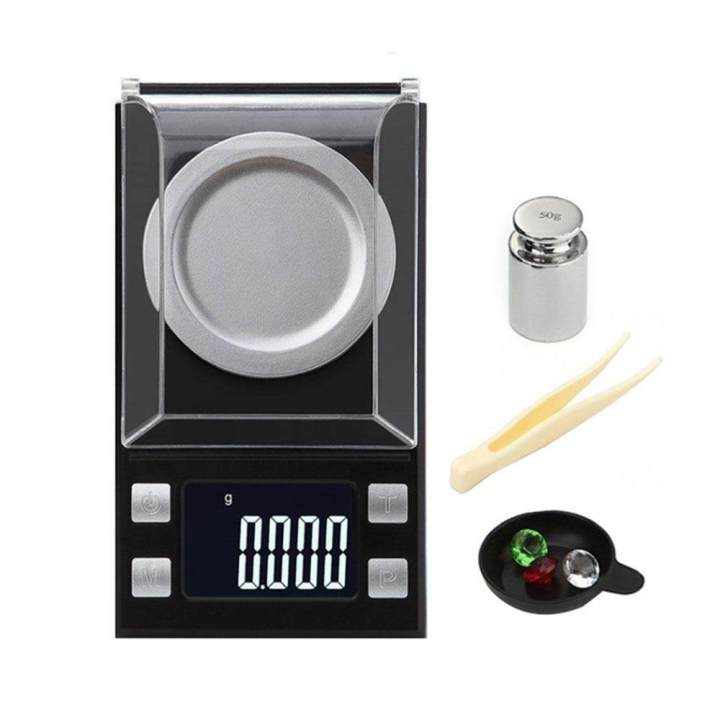 100g 0.001g High Precision Portable Mini LCD Electronic Jewelry Scale ...