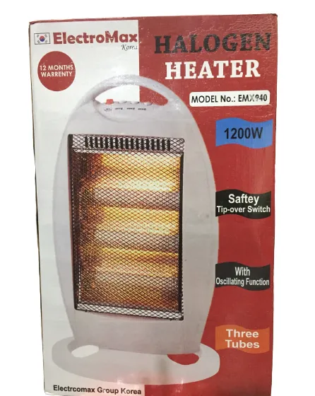 ElectroMax 3 Rod 1200Watt Halogen Heater | Daraz.com.np