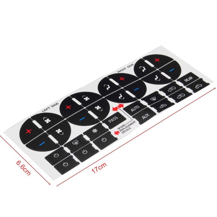 New Sticker Car Repair Button Radio CD Sticker Interior Car] [Special ...