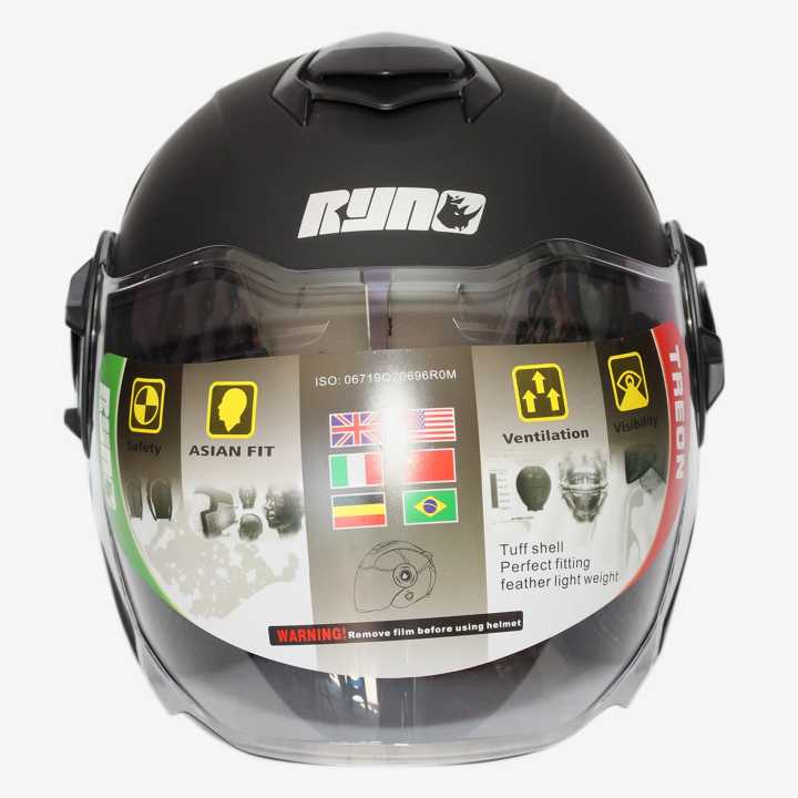 Ryno Treon Double Visor Half Helmet | Daraz.com.np