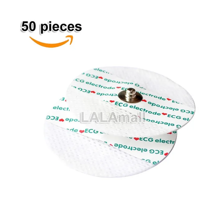 50pcs ECG Electrode Patch ECG Machine Accessories ECG Electrode Sheet ...