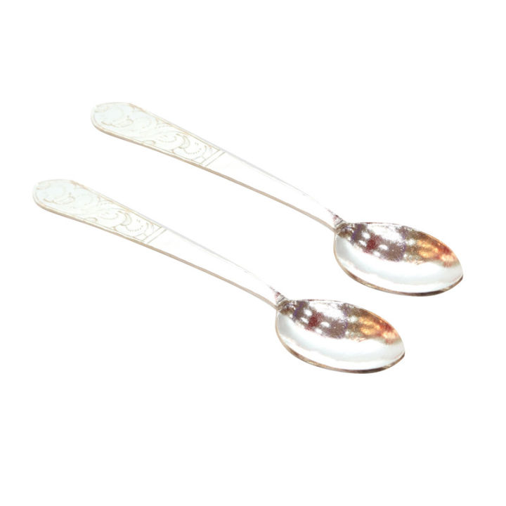 Silver Pure Silver Spoon 2 Set For Women | Daraz.com.np