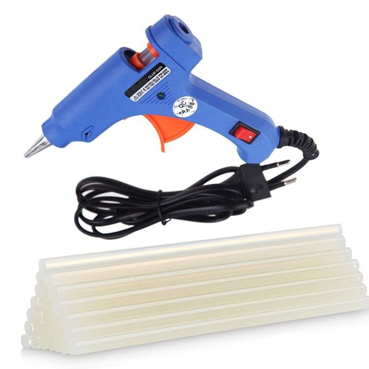 Home Quick Repair Hot Glue Gun 20W Plus 10 Units Of Stick Glue | Daraz ...