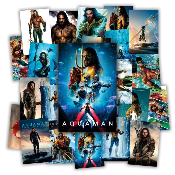 KYVOR Aquaman Collectible Sticker Pack of 25pcs (10cm x 15cm) | Daraz ...