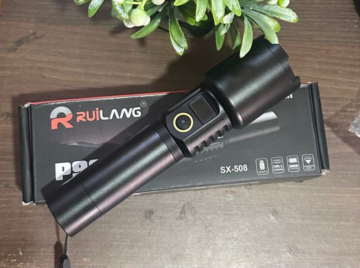 Ruilang Multifunctional P90 RL-W409 Laser LED Tactical Flashlight With ...