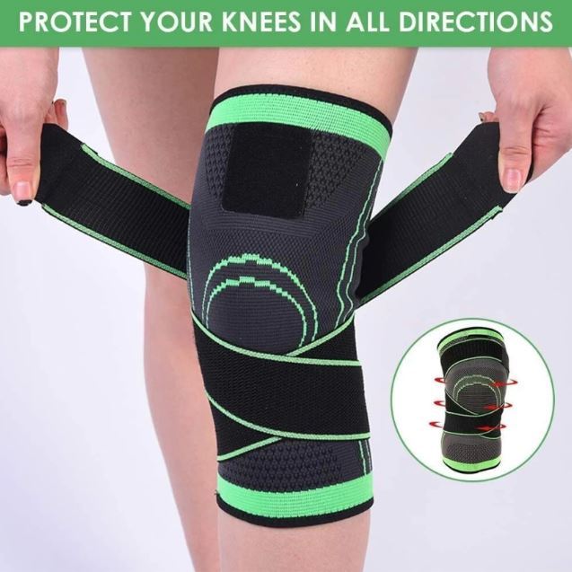 Knee support band Sleeve,Knee Guard Pad Brace Compression Fit Joint ...