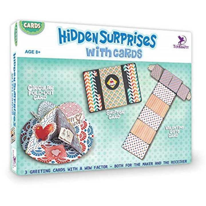 Hidden Surprises with Cards , DIY Card Making Activity Kit for 8+ Years ...