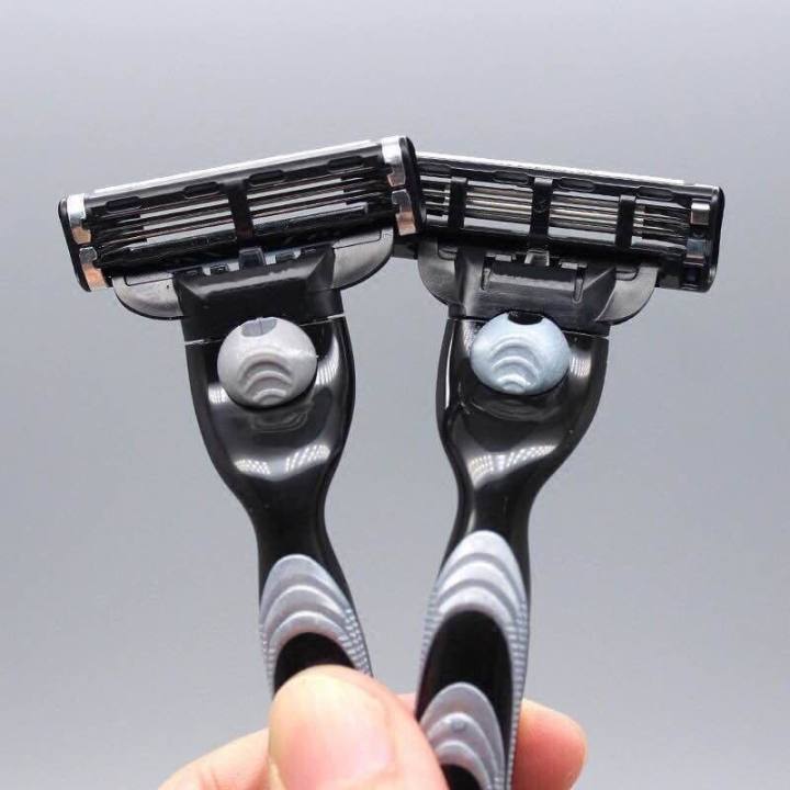 One Drop Hair 3-Layer Manual Shaver Men's Razor 3-Layer Blade Shaving ...