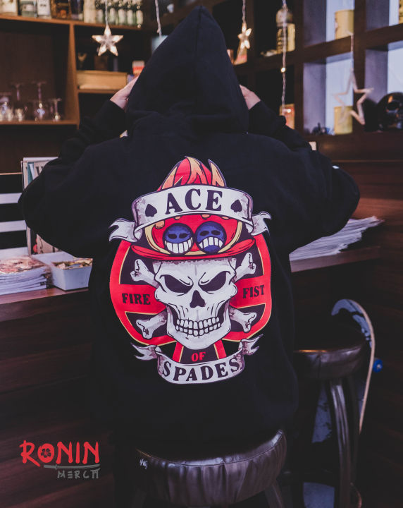 Ronin Merch Unisex Hoodie Ace One Piece Oversized | Daraz.com.np