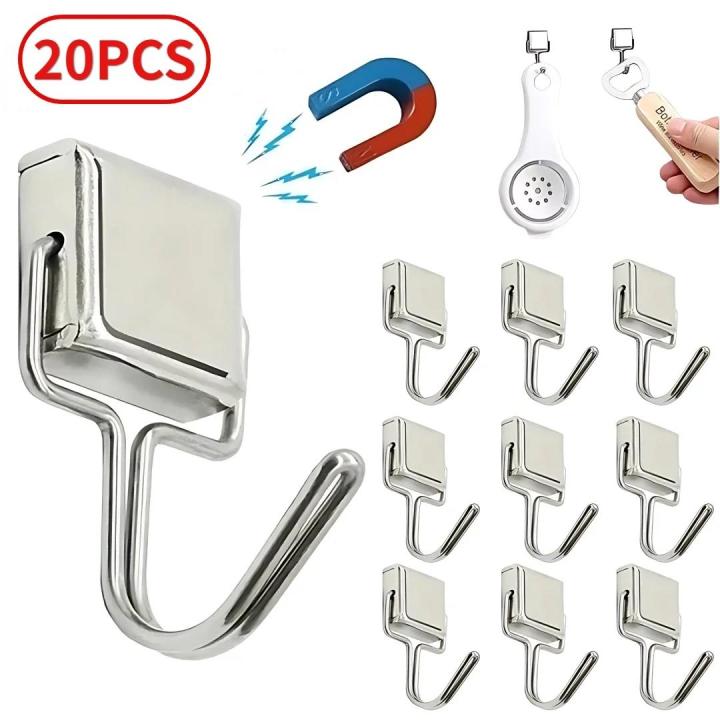 30PCS Strong Magnetic Hooks Multi-Purpose Storage Hooks Home Kitchen ...