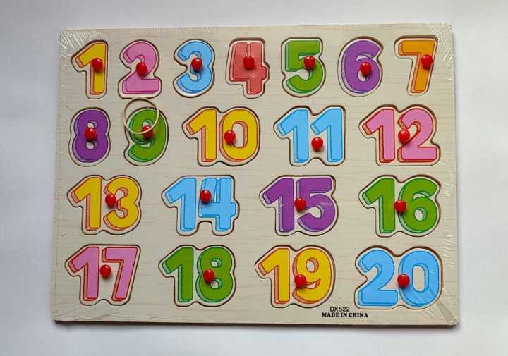 Wooden Number Learning Board Dx522 | Daraz.com.np