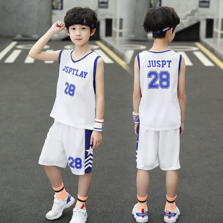 Kids T-shirts, vests, student basketball uniforms, jerseys, boys ...