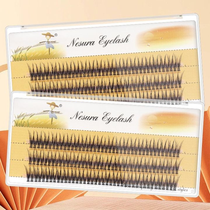 Eye Makeup Tool Swallow Tail Individual Lashes Soft Natural Eyelashes C ...