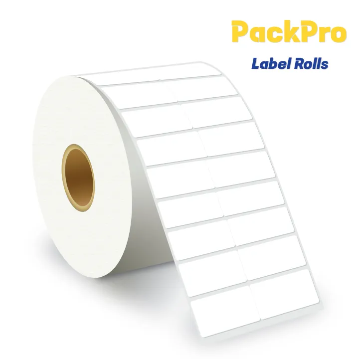 PackPro 50x25 Chromo Barcode Label Sticker | 2 Across | 5000pcs Per ...