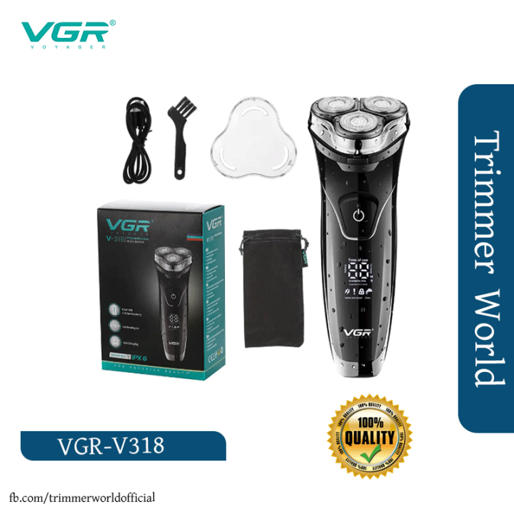 VGR V - 318 Professional Rechargeable Electric Hair Trimmer | Daraz.com.np
