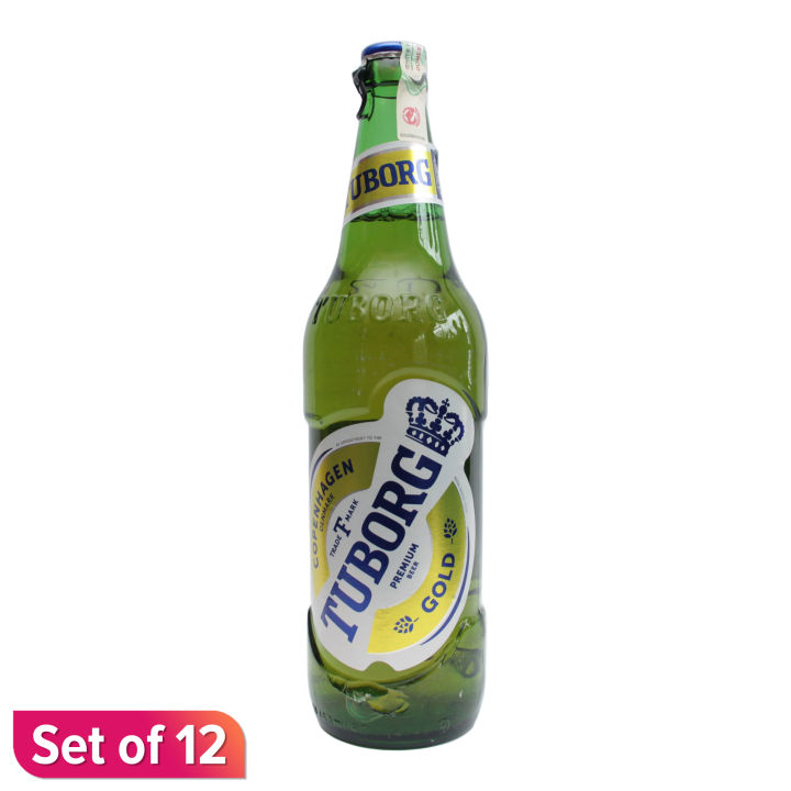 Tuborg Gold Premium Beer 650ML Set Of 12 | Daraz.com.np