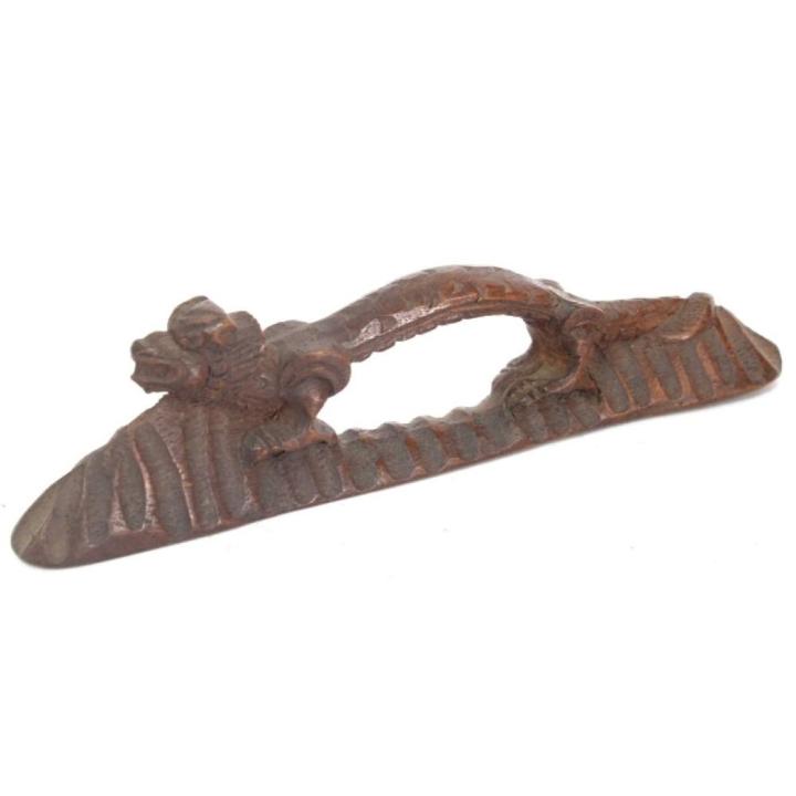 Brown Wooden Carved Door Handle Showpiece | Daraz.com.np