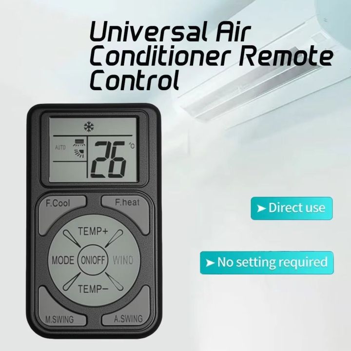 Q58 Universal A/C Remote Control Mini With Fluorescent Buttons Air ...