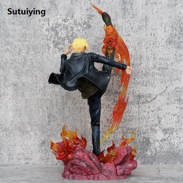 Sutuiying 34cm One Piece Anime Figure Devil's Feet Sanji Figures PVC GK ...