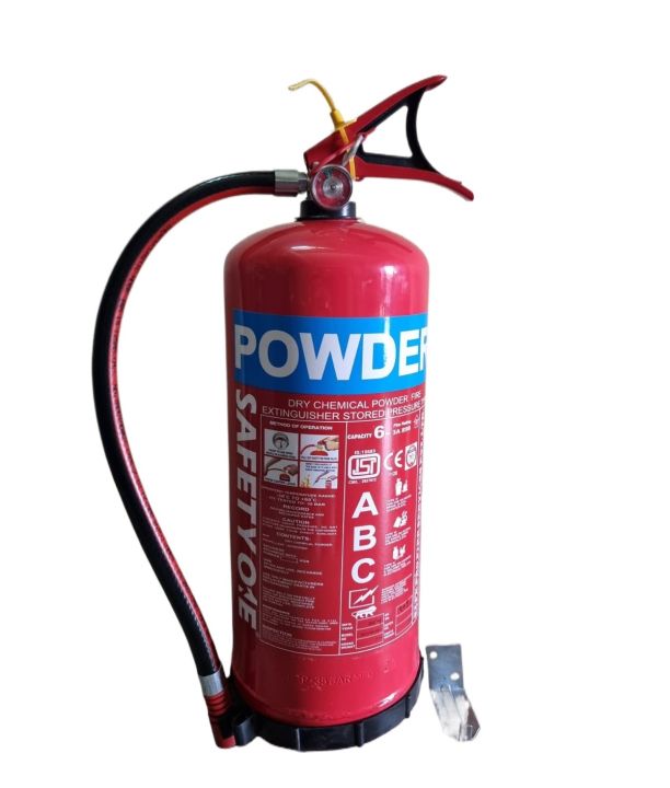 Safe Pro ABC Powder Type Fire Extinguishers Capacity (Red, 4 Kg ...