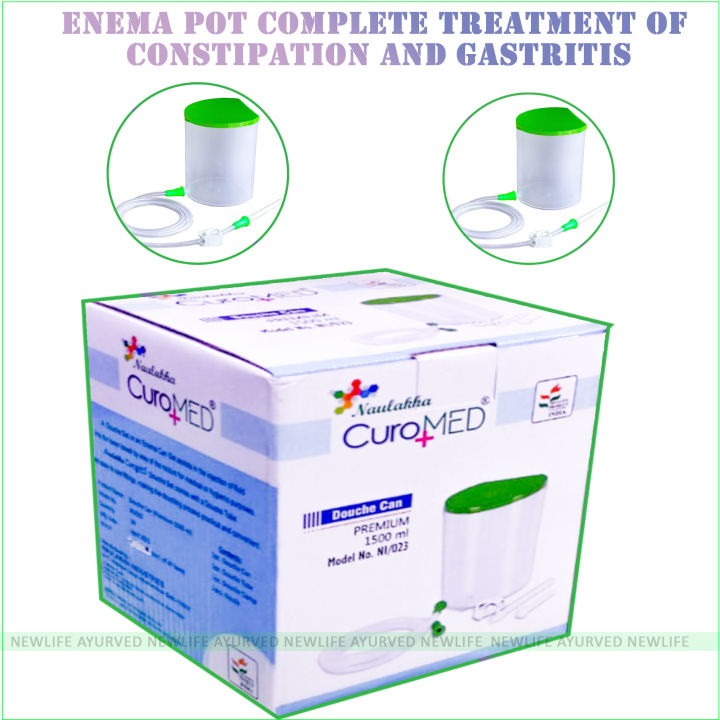 Enema Pot Complete Treatment of constipation, Abdominal pain, Acidity ...