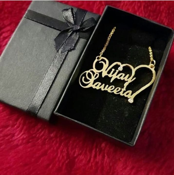 Panchadhatu Double Name Couple Love Locket | Daraz.com.np