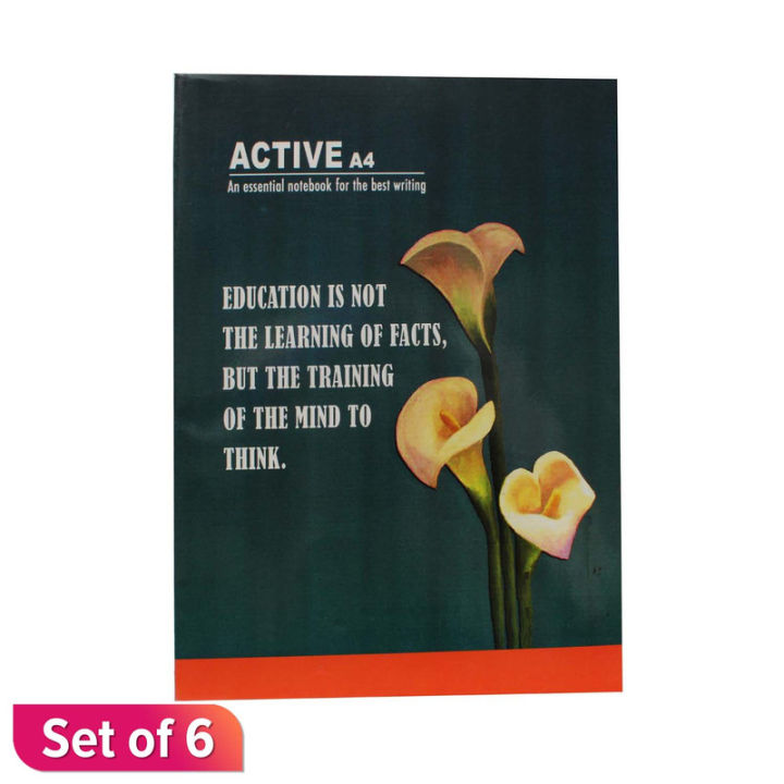Active A4 Note Copy Set Of 6 | Daraz.com.np