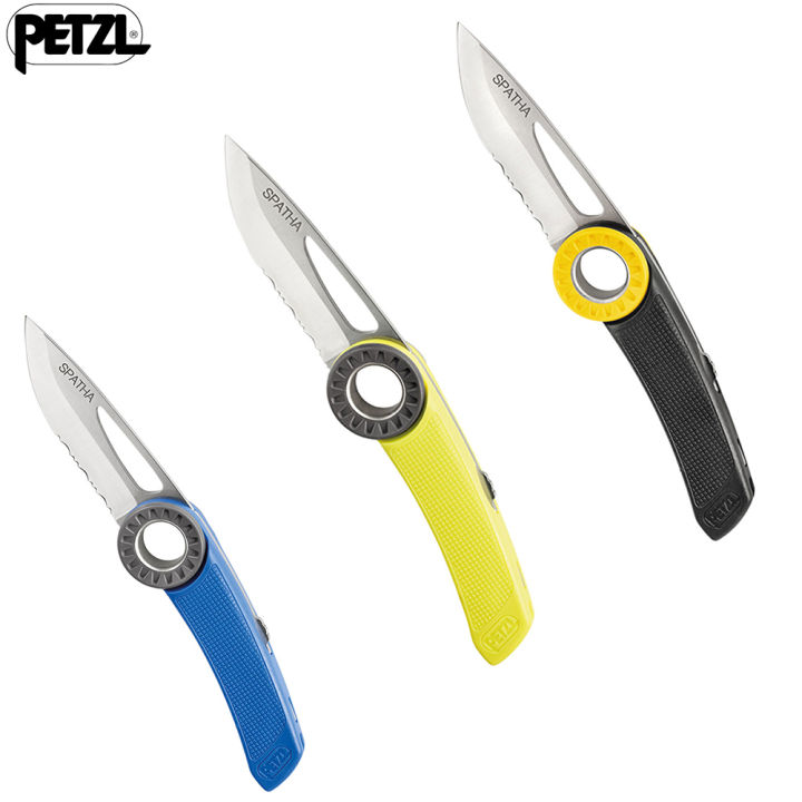 Petzl Spatha Folding Knife with Carabiner Hole for Rock Climbing ...