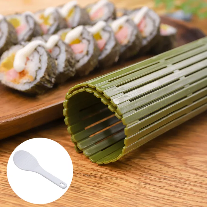 Large Green Plastic Sushi Tool Kimbap Sushi Roll Diy Onigiri Rice ...