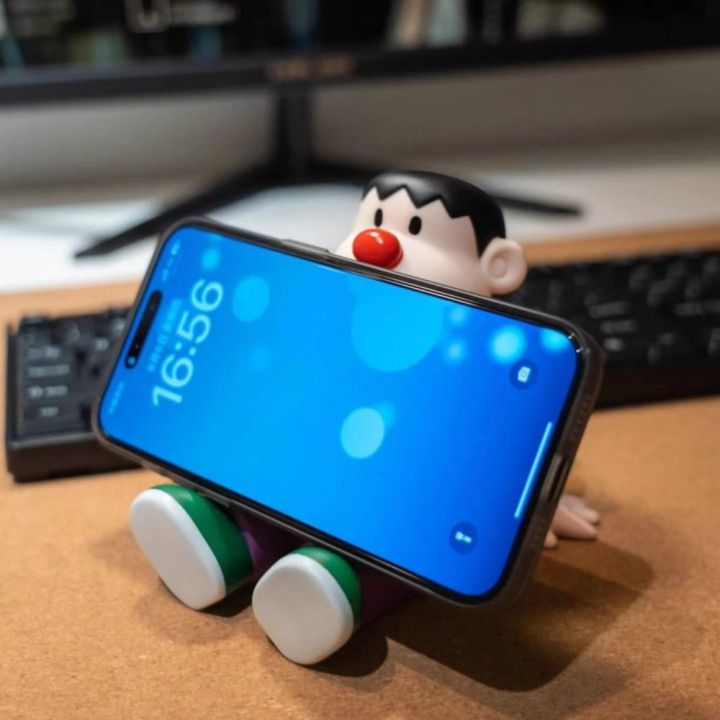 Desktop Stand Crayon Shin-Chan Fat Tiger Phone holder Figure Model Fat ...