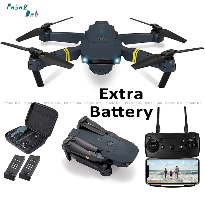 E58 Drone HD Camera with Bag and Extra Drone Battery | Daraz.com.np