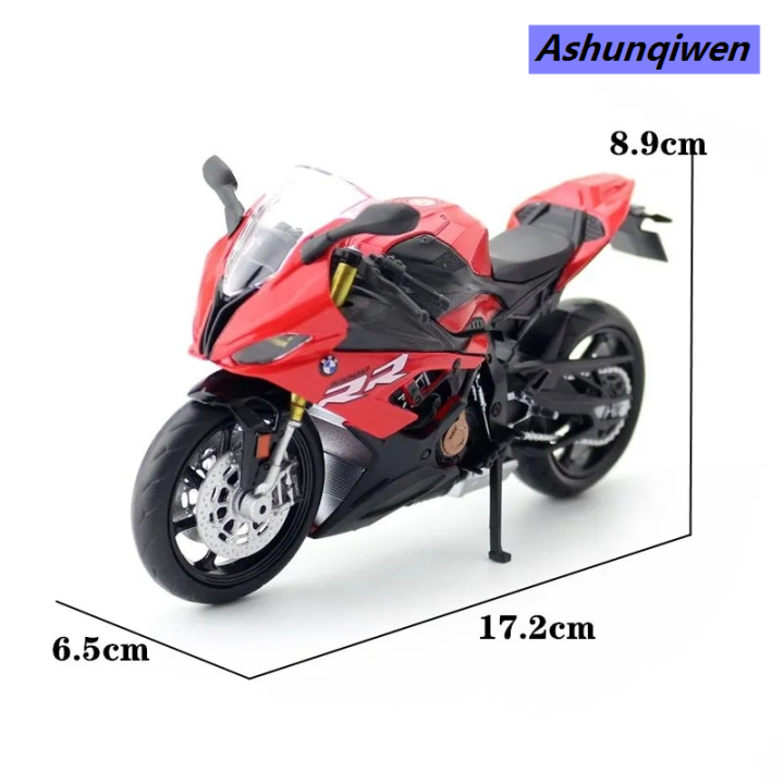 Ashunqiwen model bike 1/12 BMW S1000RR Motorcycle Toy 1:12 RMZ City ...