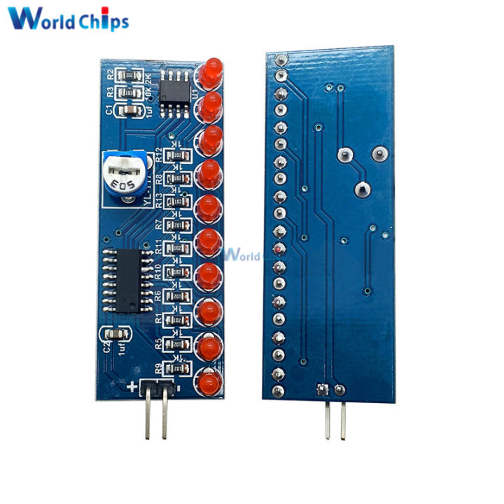 NE555+CD4017 Running LED Flow LED Light Electronic Production Suite DIY ...