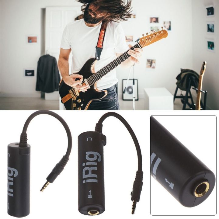 Black Guitar Line Converter Guitar For Phone Hot Guitar Interface ...