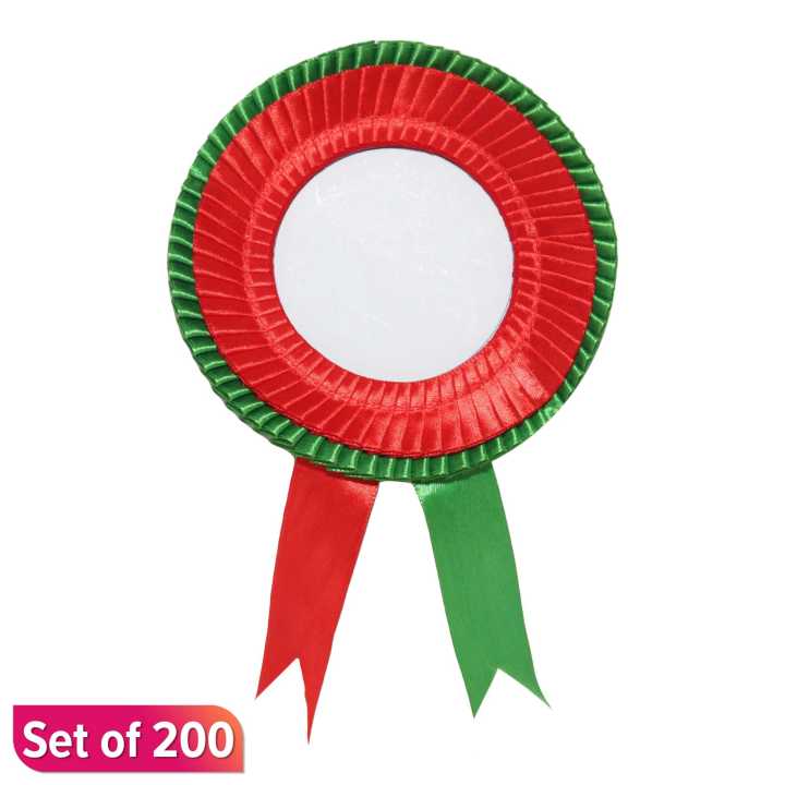 Ribbon Badge (Two Layer ) for Guest Set Of 200 | Daraz.com.np