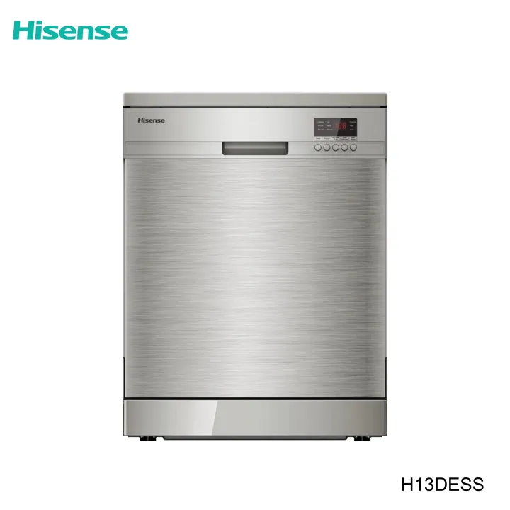 HISENSE H13DESS 13 Place Settings Free Standing Dish Washer (Metallic Silver) | Daraz.com.np