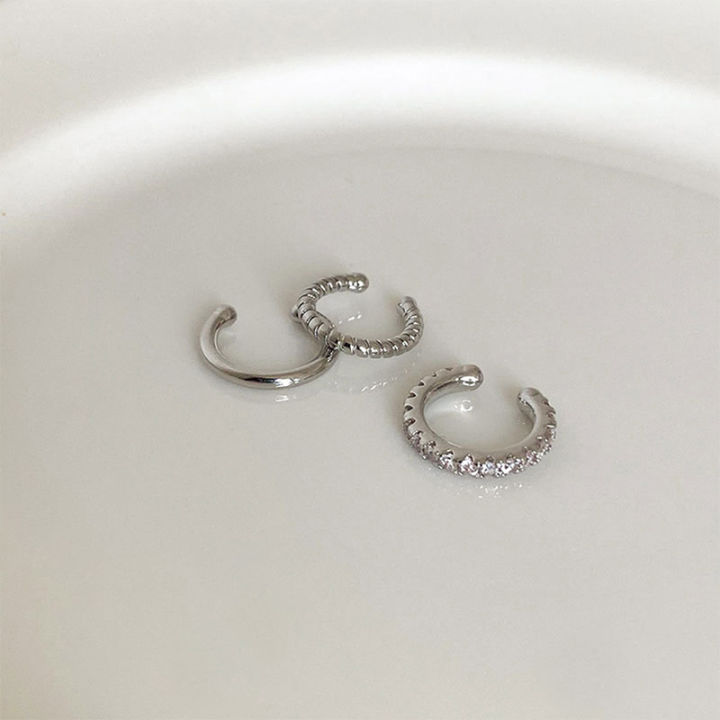 Vylon Fashion Ear Cuffs Without Piercing Ear Clip Earrings Non-Piercing ...