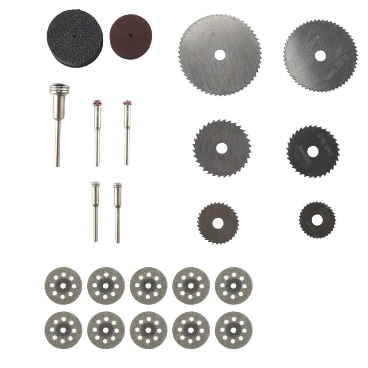 NCANRUI 61Pcs Mini Circular Saw Blade Set Resin Cut-Off Wheels Disc ...
