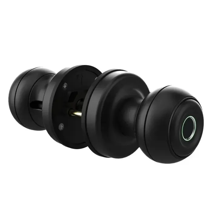 Tuyasmart Bluetooth Fingerprint Door Round Ball Handle Door Lock Home ...