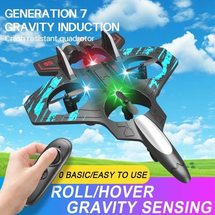 2.4G remote control fighter electric foam glider stunt tumbling UAV ...