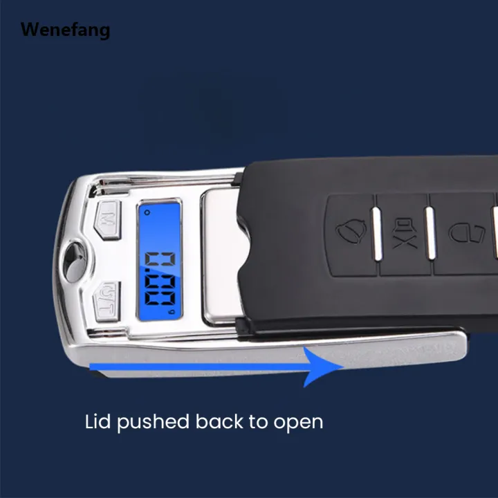 Wenefang 1Pcs 200g/100g 0.01g Precision Portable Car Key Shape Mini ...