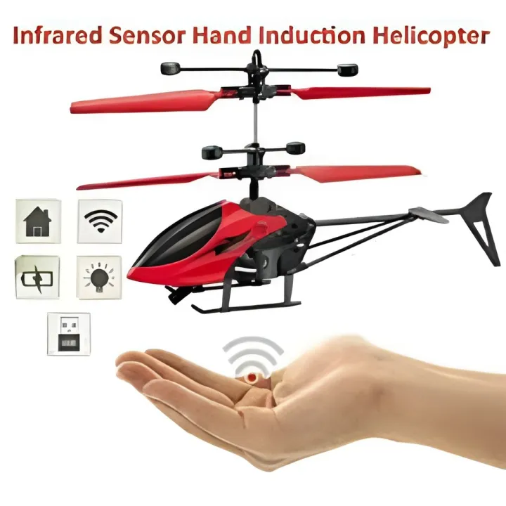 Infrared Induction Helicopter Hand Induction Control Usb Charger Flying ...