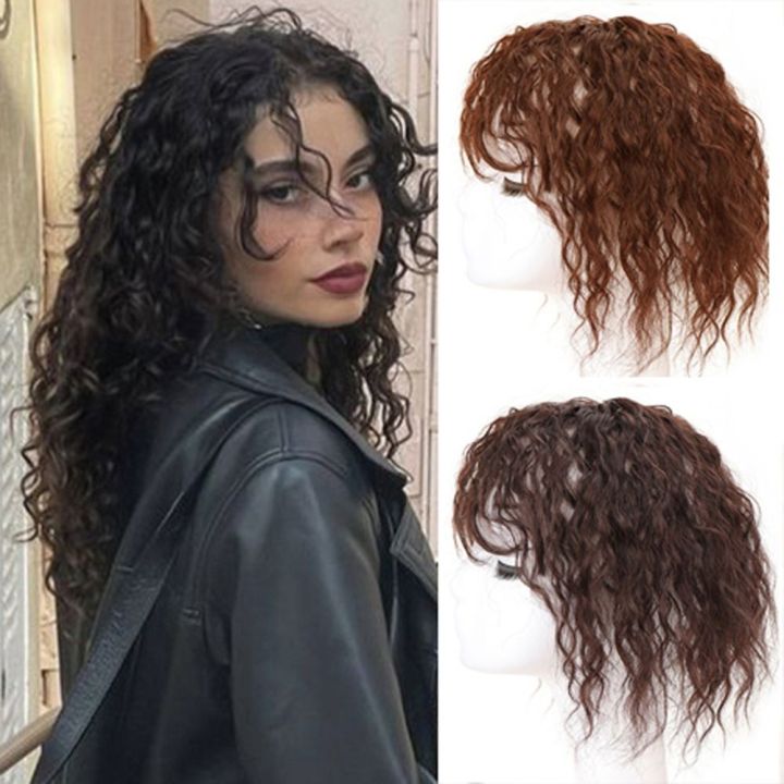 Natual Blonde High quality For Hair Loss Clip In Women Bangs Toupees ...