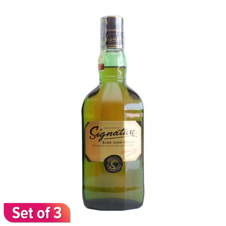 Signature Rare Aged Whisky 375ml Set of 3 | Daraz.com.np