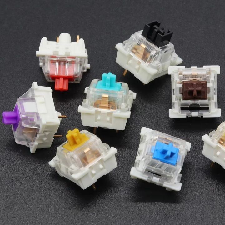 10pcs New Linear Mechanical Keyboard Switch Clicky Silent Gaming Switch ...