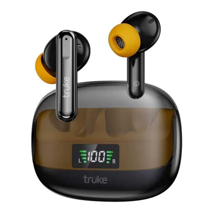 Truke Buds Vibe With 35Db Anc, 4Mic Enc Low Latency Bluetooth Headset ...