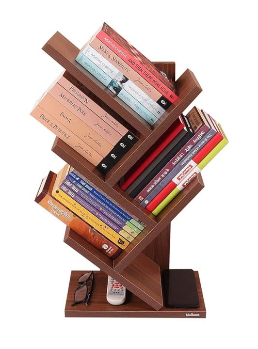 Wallter Systems Book Shelf Bookcase Space-SavingBooks Holder Classic ...