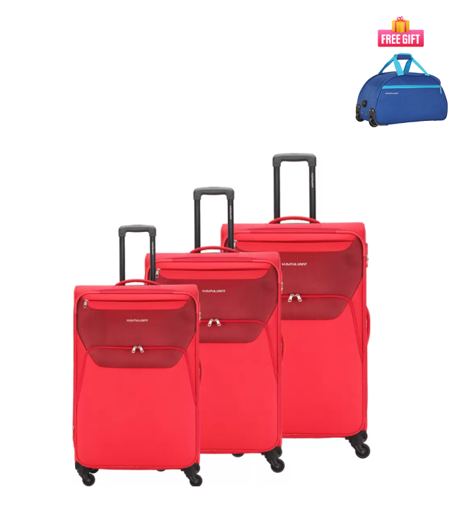 Kamiliant By American Tourister Kam Bali Suitcase Ruby Red (56+69+79)cm ...