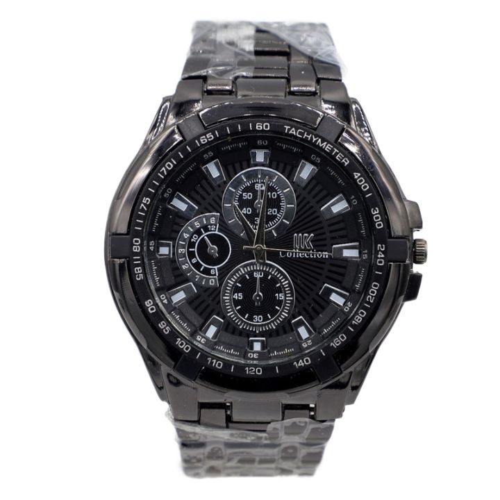 Round Dial Stainess Steel IK Collection Fashionable Watch For Man ...