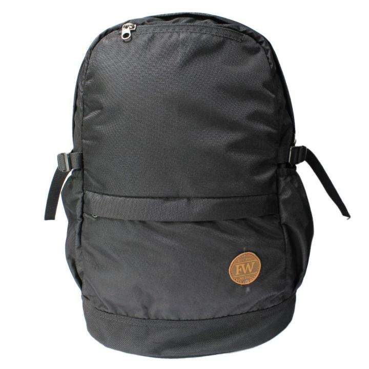 Black Solid Backpack-Unisex | Daraz.com.np